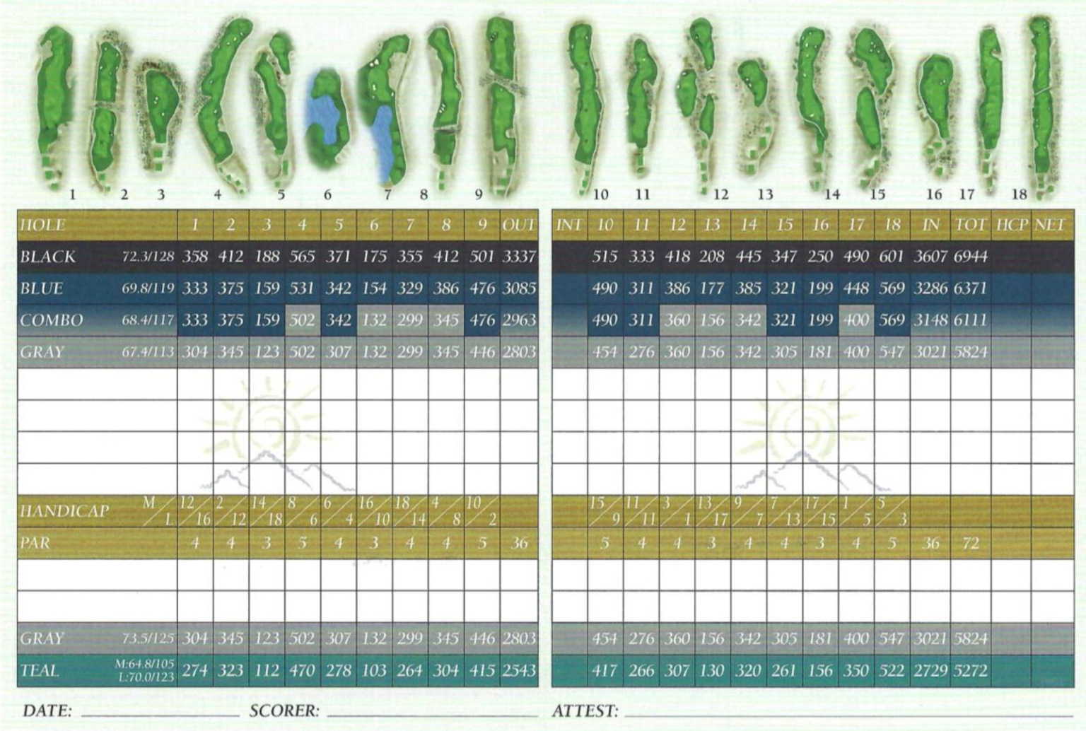 Course Info - Sundance Golf Club