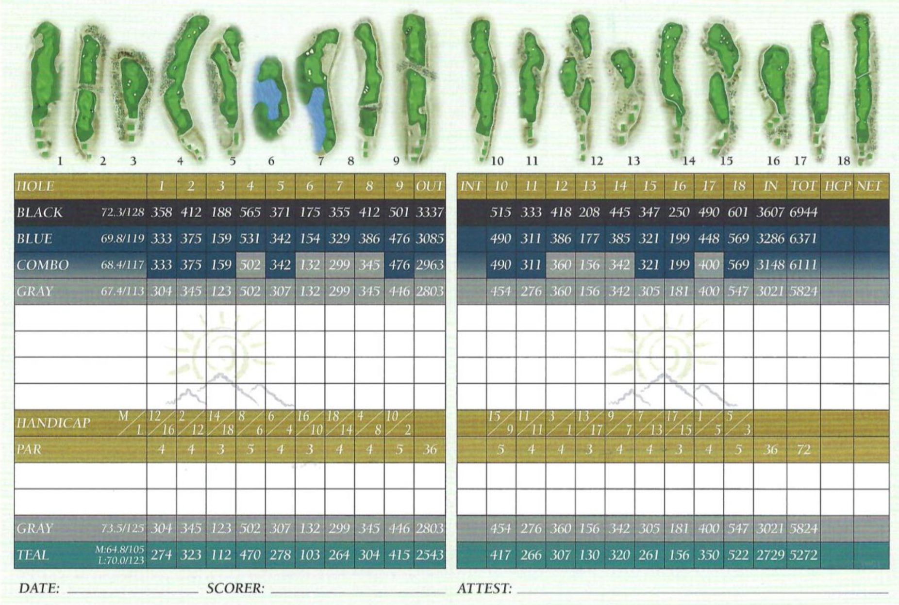 Course Info - Sundance Golf Club